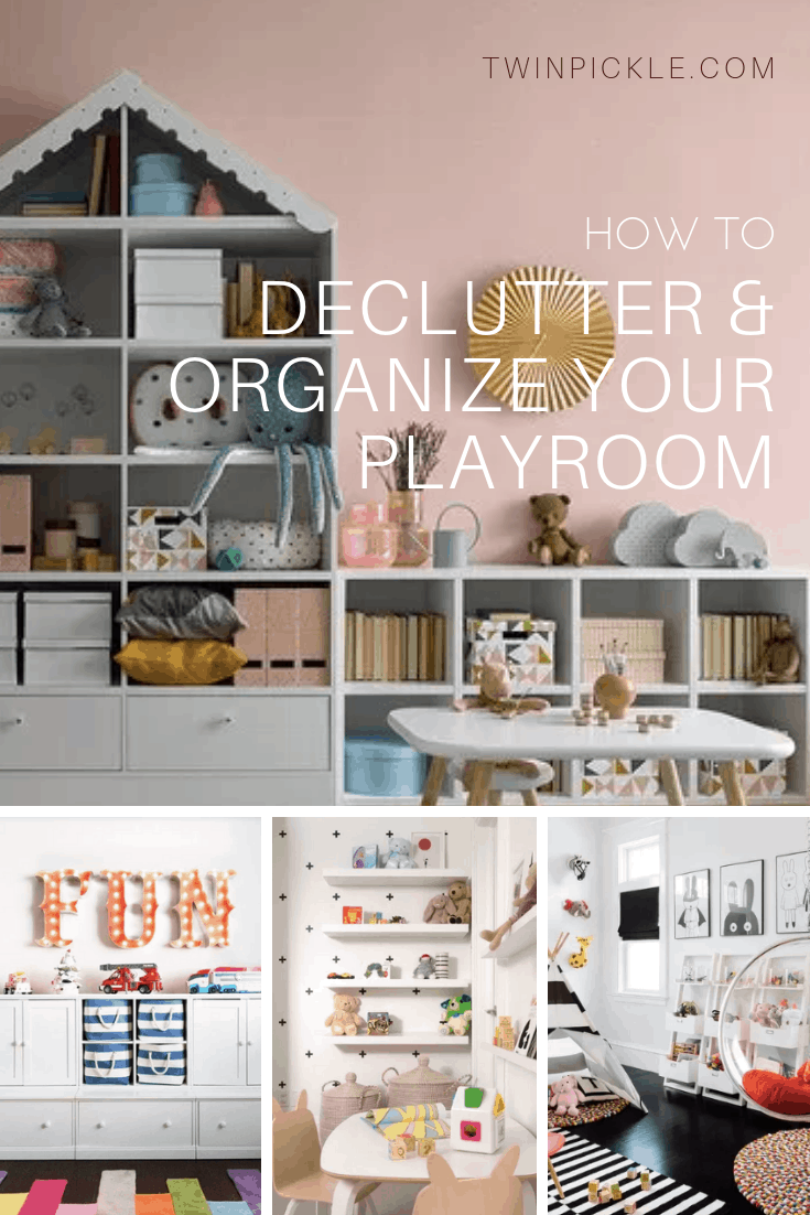 How to Declutter & Organize Your Playroom Storage Minimalism Design – TwinPickle
